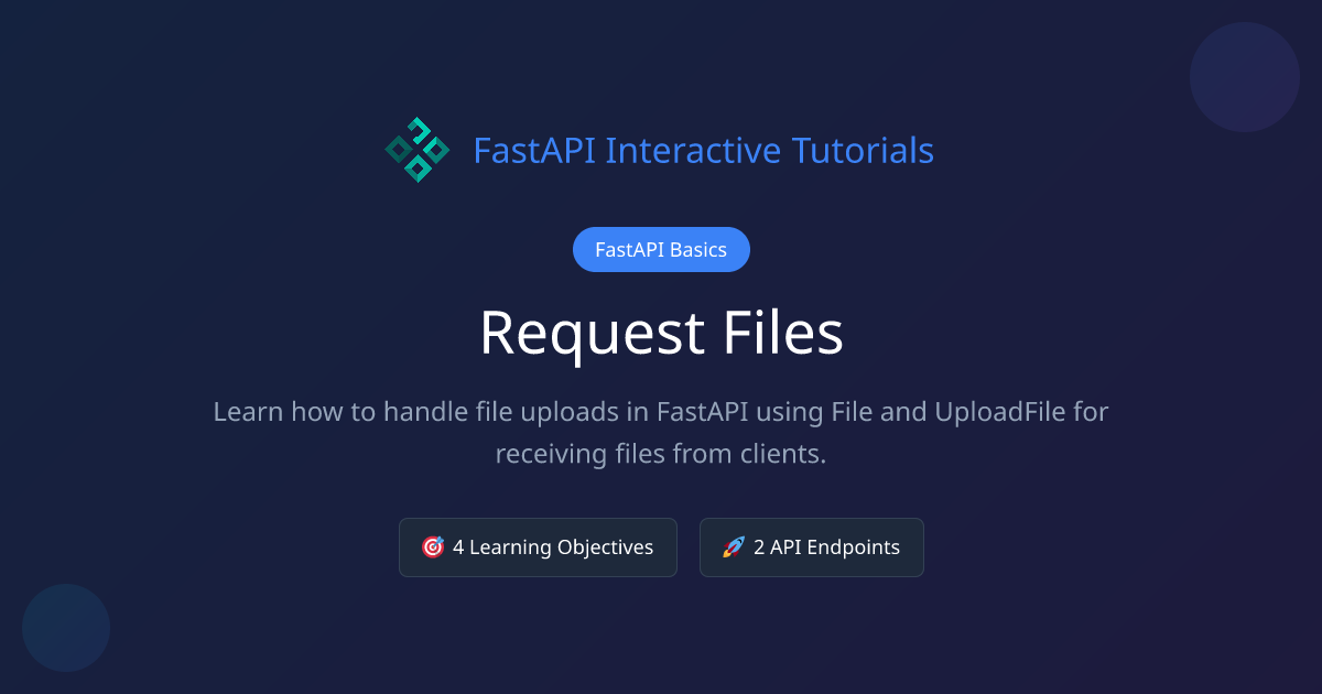Request Files | FastAPI Basics | FastAPI Tutorial